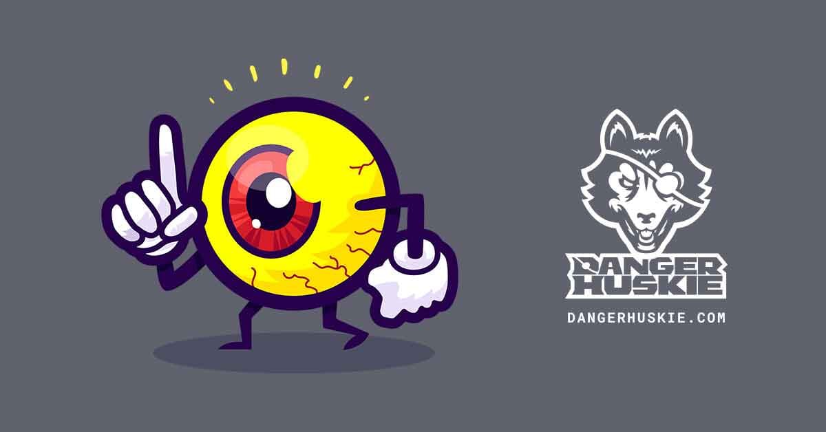 An Evil Eye-dea | DangerHuskie by Nick Volkert