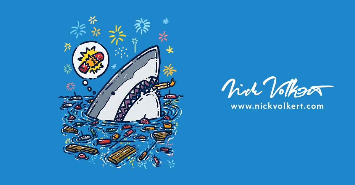 Potential Fireworks Disaster Shark | Nick Volkert