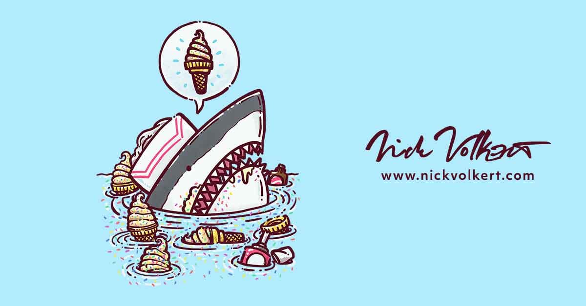 Ice Cream Cone Shark | Nick Volkert